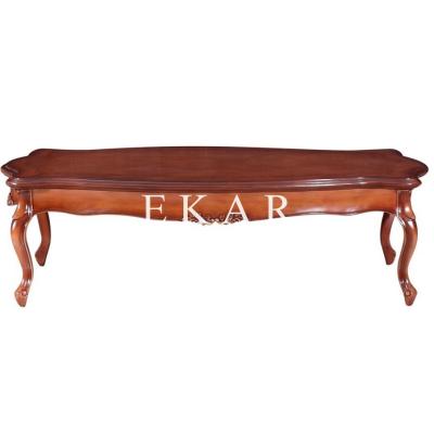 China Traditional Square Luxury Wooden Vintage Coffee Table For Living Room LS-A313J-1 à venda