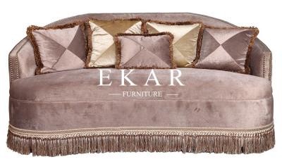 Китай Antique Hotel Furniture Loveseat 2 Seater Velvet Waiting Sofa MKBN-KS2310-002 продается