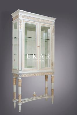China Large home space wine glass display antique wine cabinet FLN-M-JG202 for sale