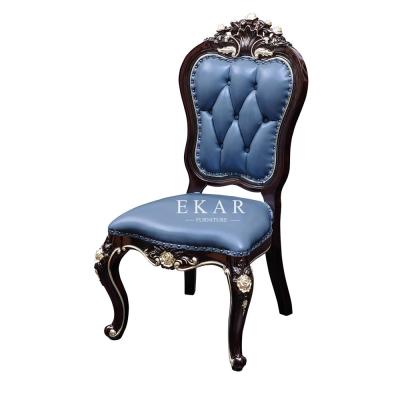 China Luxury High Back Leather Upholstered Dining Chair OY-CY06 for sale