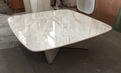 China Modern Square Design Marble Coffee Table W001H1 for sale