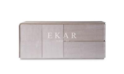 China Modern Grey Wooden Cabinet Dining Room Sideboard W009D7 for sale