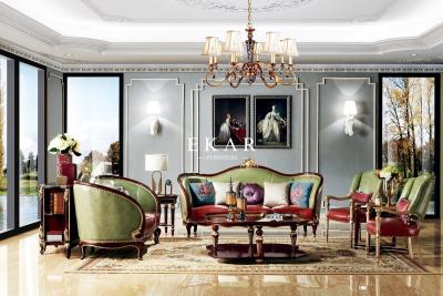 Китай Wooden Classic Design Leather Living Room Sofa Set продается