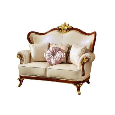 China Elegant Living Room Furniture Classic Leather Luxury Sofa Set à venda