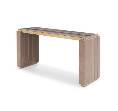 China Marble Top Veneer Modern Luxury Console Table W012H8 for sale