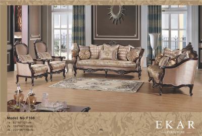 China European Classical French Carved 3 Seater Antique Sofa Set Design à venda
