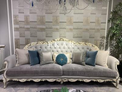 Китай Luxury New Model 1 2 3 European Design Royal Leather Sofa Set продается
