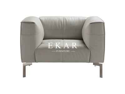 China Italian Designer High-end Couch Red 3 Seater Sofa for sale