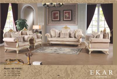 Китай Fabric Chesterfield Sofa Set Wooden Leg French Style Sofa продается