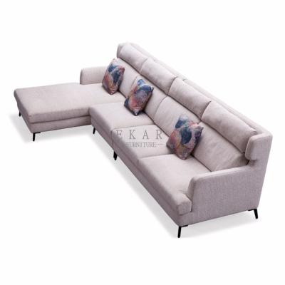 China European Style Modern L Shaped Design Couch Sofa Set for sale