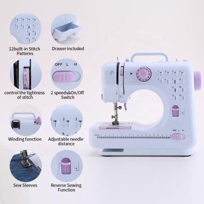 Cina Mini macchina da cucire elettrica a zigzag resistente lunghezza di cucitura opzionale per la cucitura di tessuti in vendita