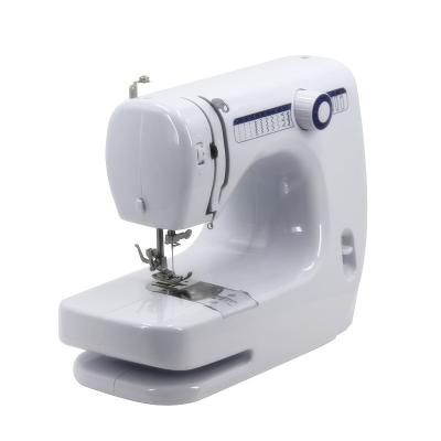 China Mecanismo de alimentación manual Máquina de coser industrial de punto de bloqueo con tamaño pequeño y cantante en venta