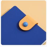 China Custom OEM Printed Disc-Bound Notebook with Snap Button Closure and Refillable Design for sale