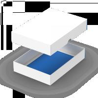 China Friction Base and Lid Gift Box for sale