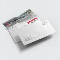 China Direct Mail Addressed Letter with Window Envelope for sale