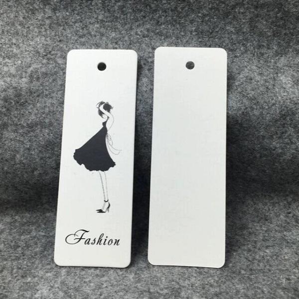 Quality Custom Printed Double-Side Printable Apparel Hang Tags with Pre-Punched Hanging for sale
