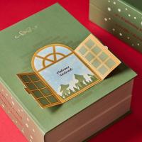 China Christmas Countdown Book Advent Calendar Packaging With Small Boxes for sale