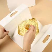 China Triangular Foldable Rigid Gift Boxes With Magnetic Closure And Cutout Handles for sale