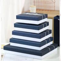 China Two-Piece Rigid Gift Boxes with Elastic String Bow for Luxury Packaging for sale