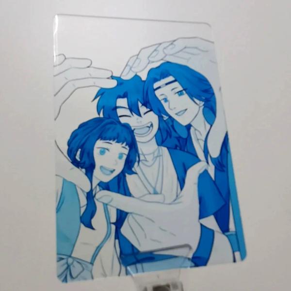 Quality CMYK Overlay Transparent Cards With Custom Anime Artwork For Collectible Merchandise for sale