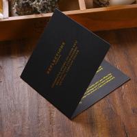 Quality Foil Stamped Folded Business Cards With Special Paper For Luxury Branding for sale