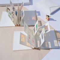 Quality Accordion Fold Shadow Photo Album With Window Frame Panels And 3M Adhesive for sale