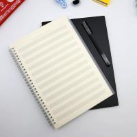 Quality Staff Paper Spiral Notebook With Frosted Cover For Music Composition for sale