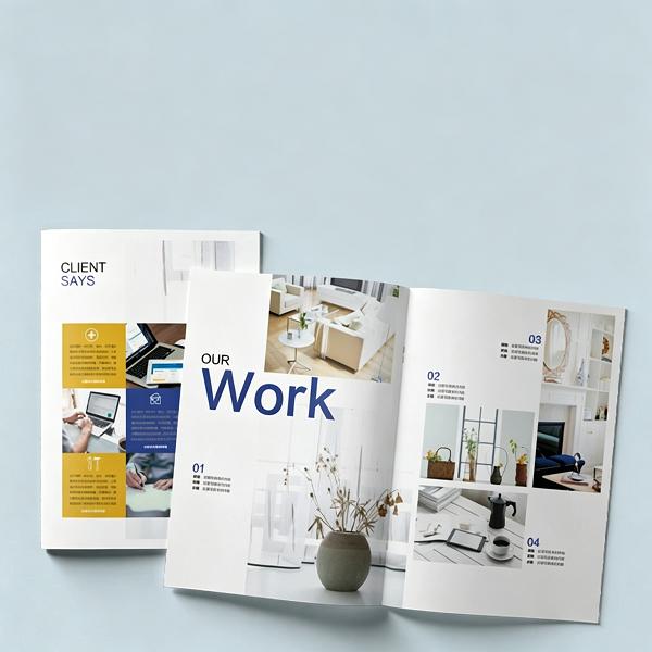 Quality Corporate Brochures With Full Color Offset Printing For Business Marketing for sale
