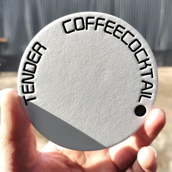 Quality Absorbent Paper Drink Coasters With Custom Print For Bar And Cafe Branding for sale