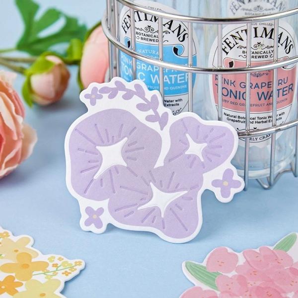 Quality Scented Greeting Card Set With Die-Cut Floral Cards And Envelopes for sale