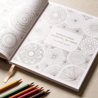 China Mindfulness Geometric Patterns Coloring Book For Adult Relaxation for sale