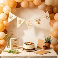 Quality Plantable seed paper party flag garland OEM for eco-friendly events for sale