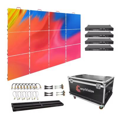 Cina P3.91 schermo a LED interno 500*500mm poster digitale a LED video display pubblicitario a parete schermo a LED interno a noleggio in vendita