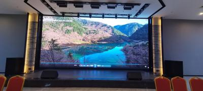 Cina Schermo dell'interno dell'aeroporto 3840HZ LED della stazione di esposizione del LED di colore pieno P4 video in vendita