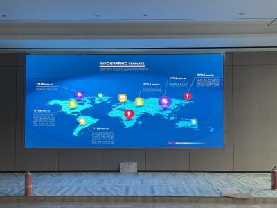 Cina Schermo di pubblicità dell'interno dell'interno dell'esposizione 3840HZ di colore pieno di P1.86 LED in vendita