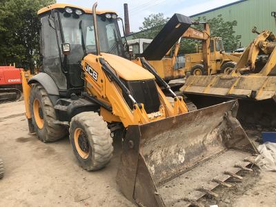 Chine JCB 3CX ECO a employé le chargeur 4 de pelle rétro dans 1 commande de roue du seau 4 fabriquée au R-U à vendre