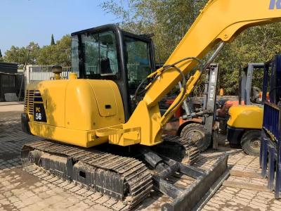 Cina PC56-7 condizione di lavoro usata 5 tonnellate del motore di ISUZU dell'escavatore di KOMATSU buona in vendita