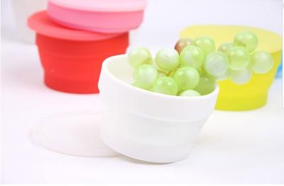 Cina Contenitori di stoccaggio pieghevoli BSCI dell'alimento della ciotola del silicone di microonda dei pp con il coperchio in vendita