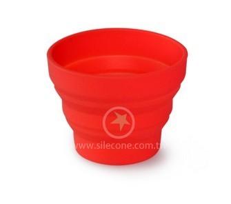 Cina Tazza di caffè pieghevole delle tazze beventi del silicone LFGB per il viaggio in vendita