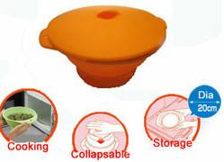 Cina Vapore pieghevole 1800ML 445g di cottura di verdure del silicone di microonda in vendita