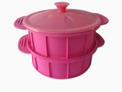 China Navio amigável do silicone do OEM de FDA do navio de Eco da multi camada com tampa à venda