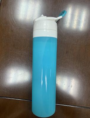 Κίνα 600ml πολύχρωμος ODM πτυσσόμενων μπουκαλιών νερό σιλικόνης 9x23cm 9x28cm προς πώληση