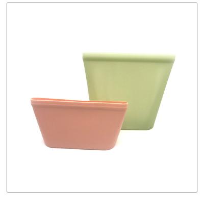 Cina Borse riutilizzabili dell'alimento del silicone di Safe Fresh Lock della lavastoviglie per il panino in vendita