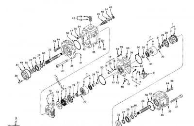 Chine Parties de la pelle K3V112DT-9N24-14T EC210 EC240 XE215 LG225 Pompes principales Pour Volvo à vendre