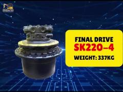 벨파트 발굴기 SK220-4 Kobelco 예비 부품을위한 여행 모터 조립