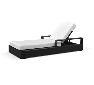 China Hormel high quality furniture aluminum sunbed outdoor chaise lounge sun lounger for sale