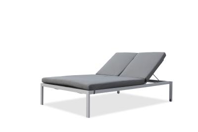 China Hormel elegant furniture mesh seater beach swimming pool bed double chaise lounge for sale