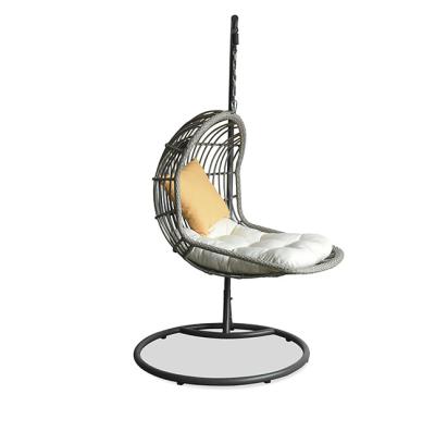 China Hormel patio rattan garden wicker outdoor furniture egg hanging swing chair for sale