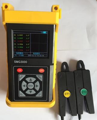 China Electrical 3 Phase Power Factor Meter , Double Clamp 3 Phase Power Analyzer for sale