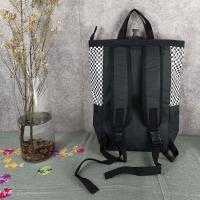 China Lightweight Waterproof Drawstring Logo Custom Men Leather Laptop Backpack with Zipper for sale